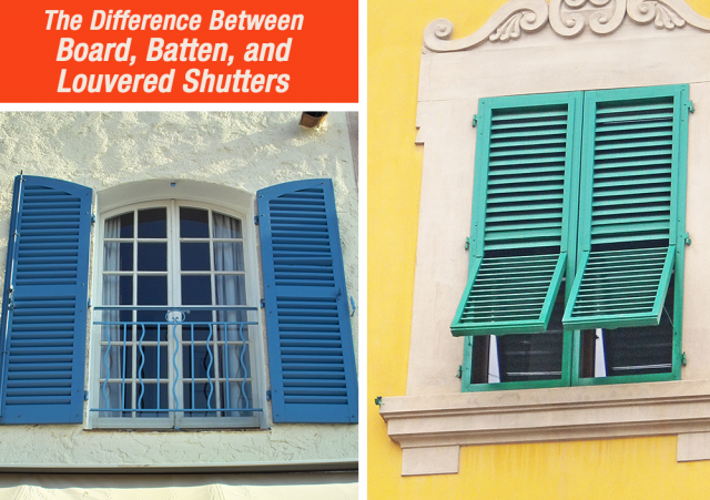 The Difference Between Board, Batten, and Louvered Shutter Styles ...